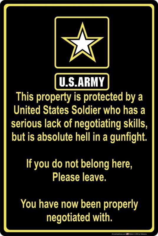 U.S. Army Warning - Army Memes | Military Memes